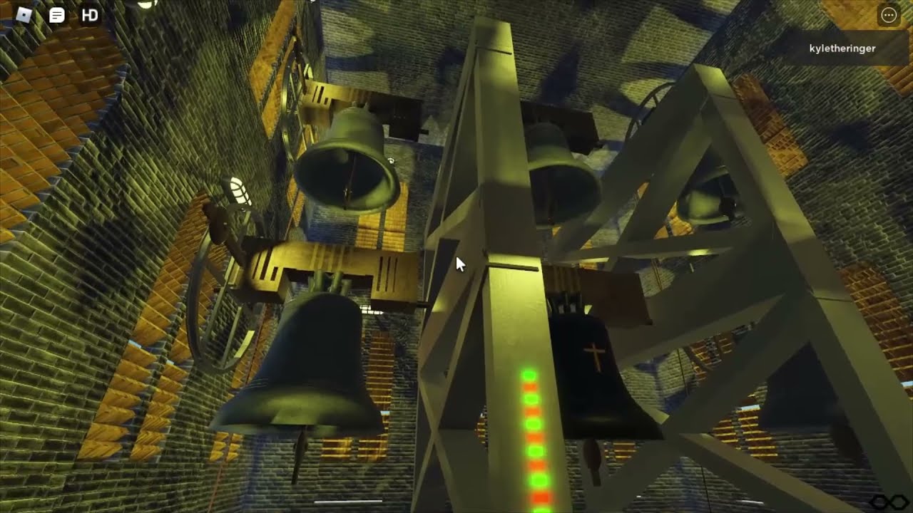 ringing 6 amazing bells with interesting clappers in ROBLOX - YouTube