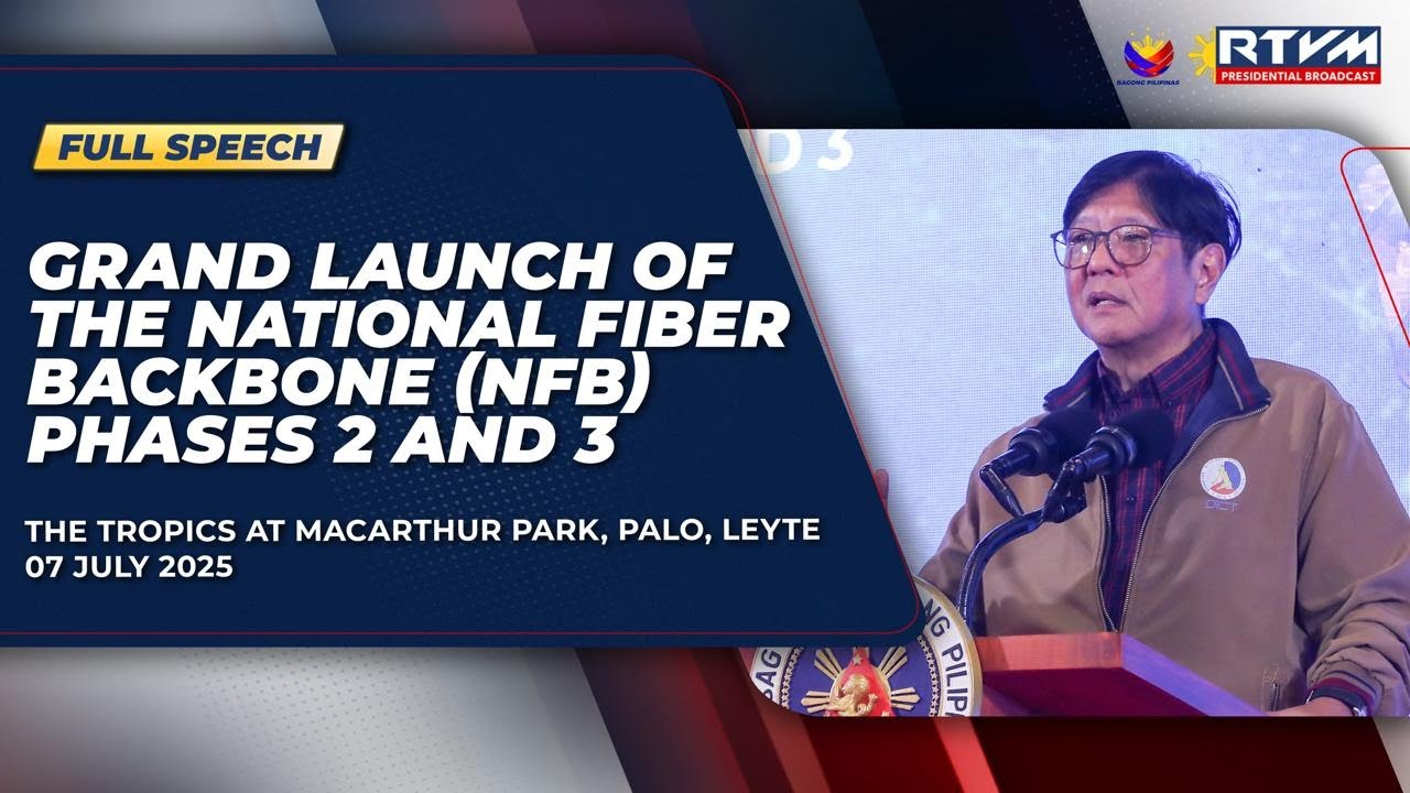 Grand Launch of the National Fiber Backbone (NFB) Phases 2 and 3 - YouTube