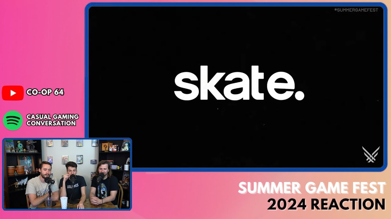 SKATE ANNOUNCEMENT REACTION - Summer Game Fest 2024 - YouTube