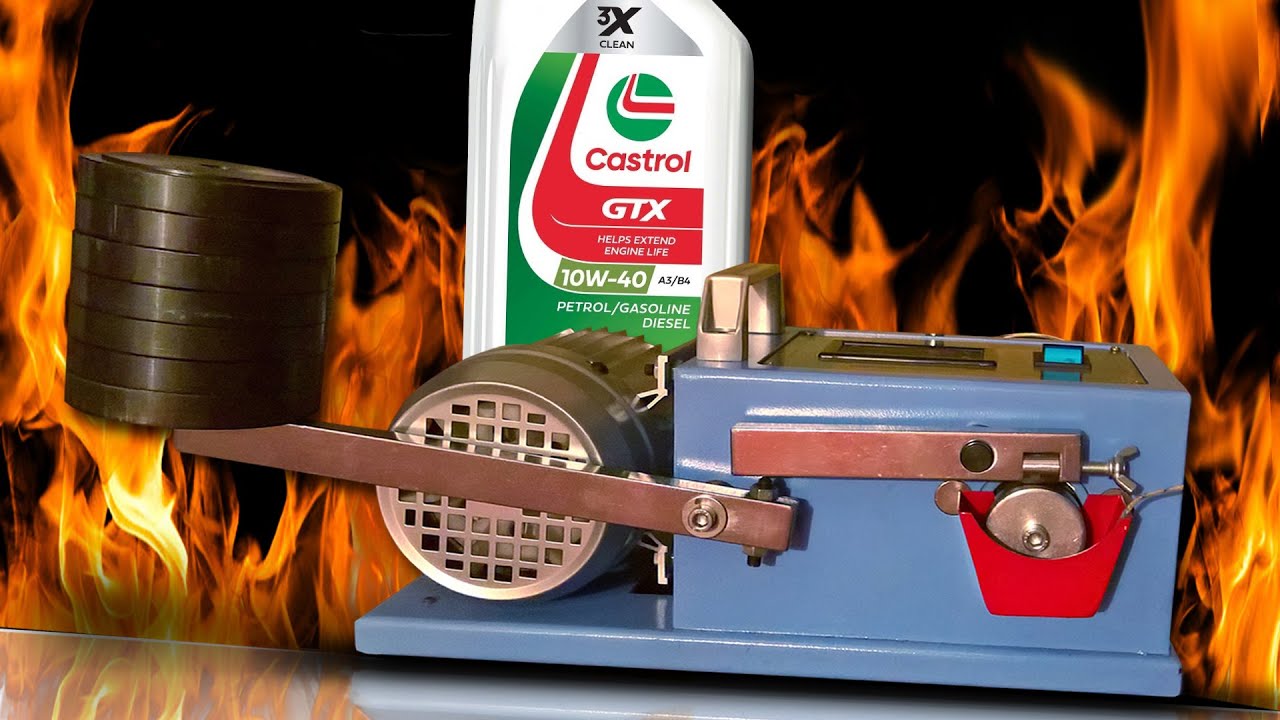 Castrol GTX 10W40 Engine Oil Test 100°C Piotr Tester - YouTube