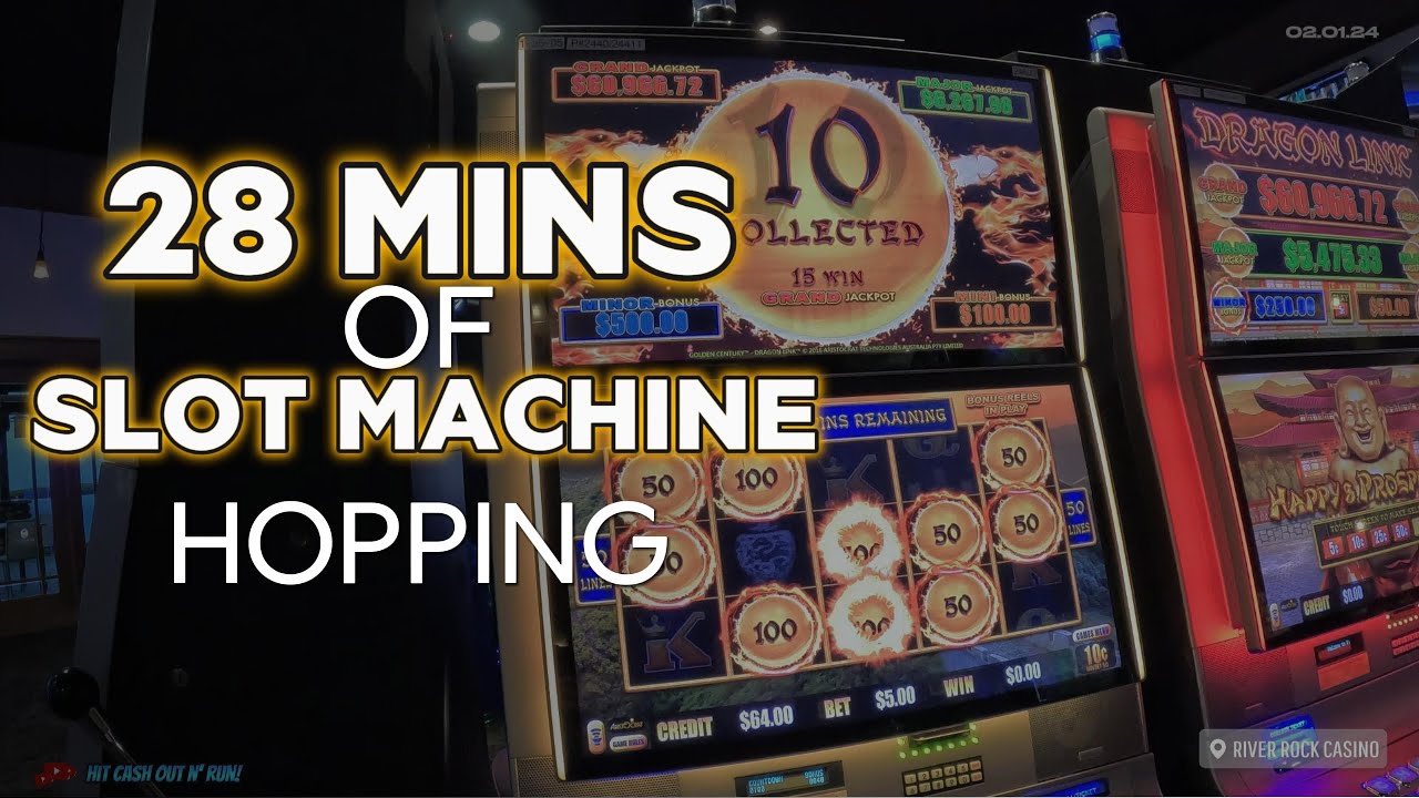 28 Minutes of SLOT MACHINE HOPPING at River Rock Casino - YouTube