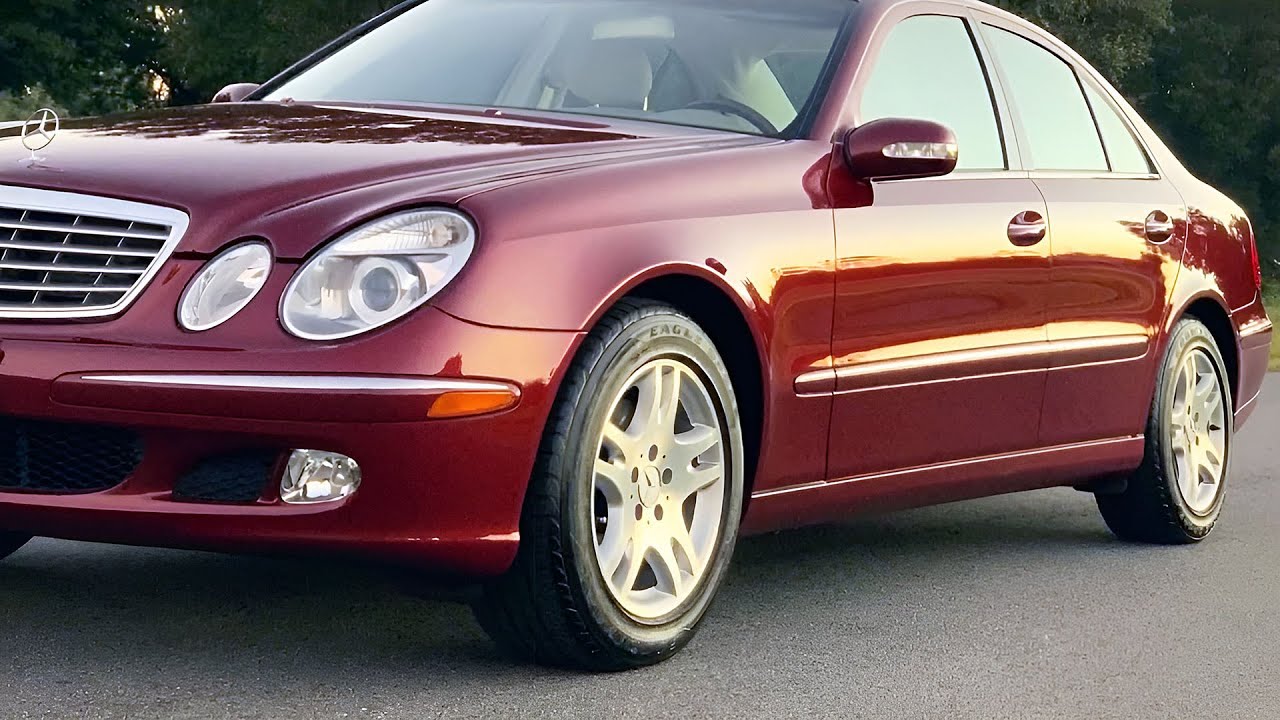 2003 Mercedes-Benz E 320 W211 in Bordeaux Red Metallic - YouTube