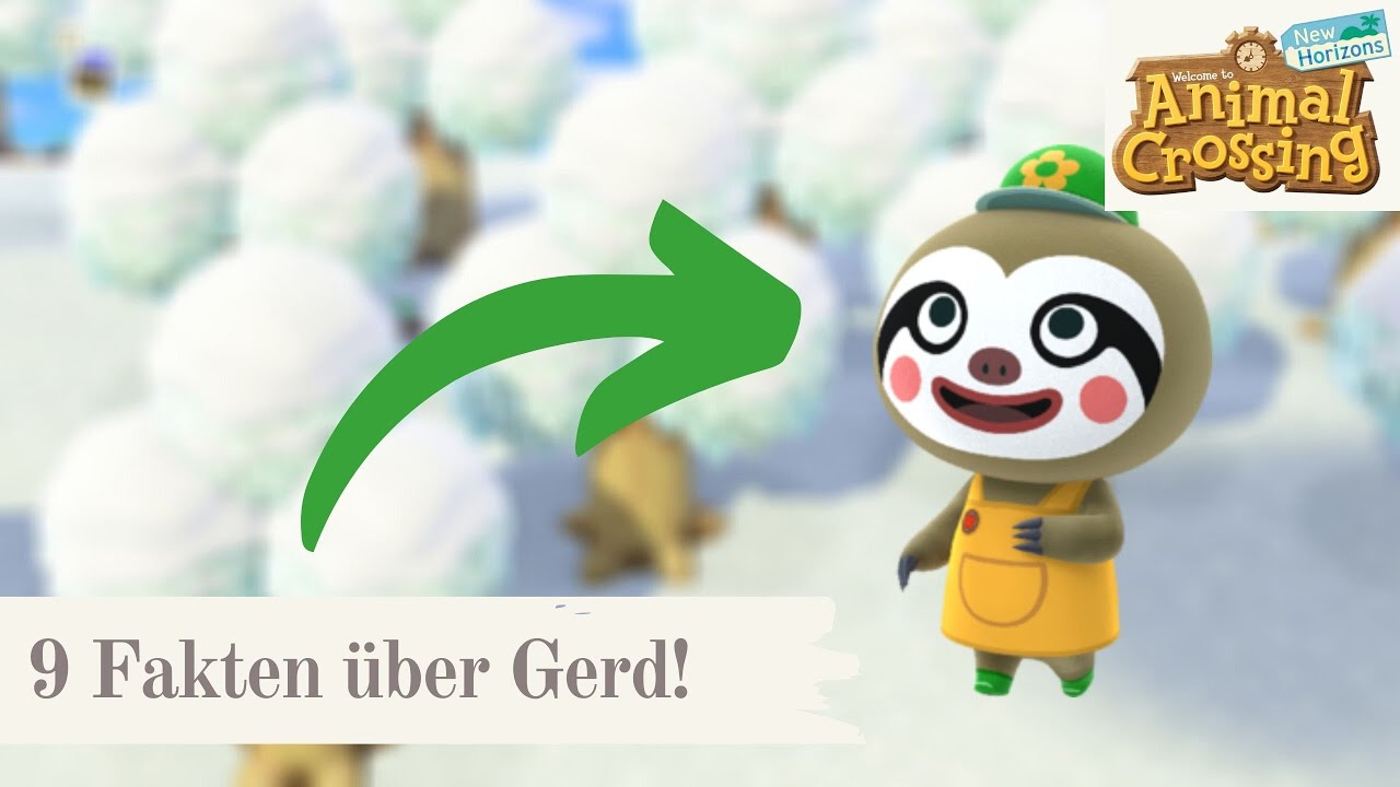 ALLES was du über Gerd wissen musst! ANIMAL CROSSING NEW HORIZONS - YouTube