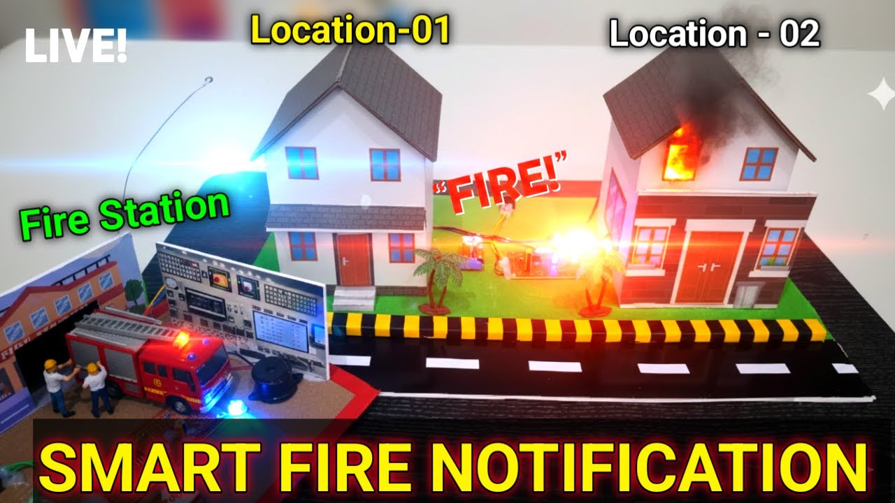 Smart Wireless Fire Alarm System with Automatic Fire Station Alert ...