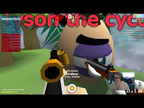 Shooting Eggs With Guns in Shell Shockers #FreeOnlineBrowserGame # ...