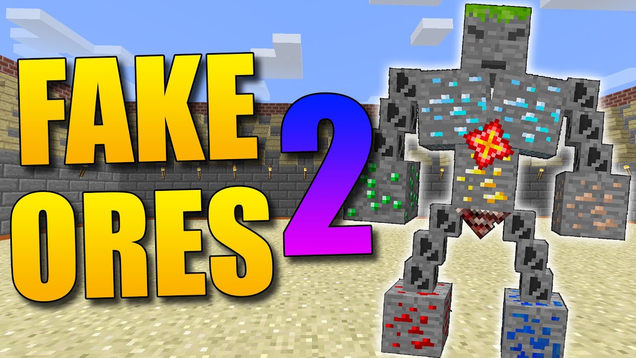 FAKE ORES 2: Los Ores Nos Atacan Y Tienen Un Jefe - Minecraft Mod 1.9.4 ...