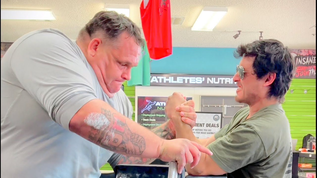 Secrets to Defeating 400lb PROS at Armwrestling - YouTube