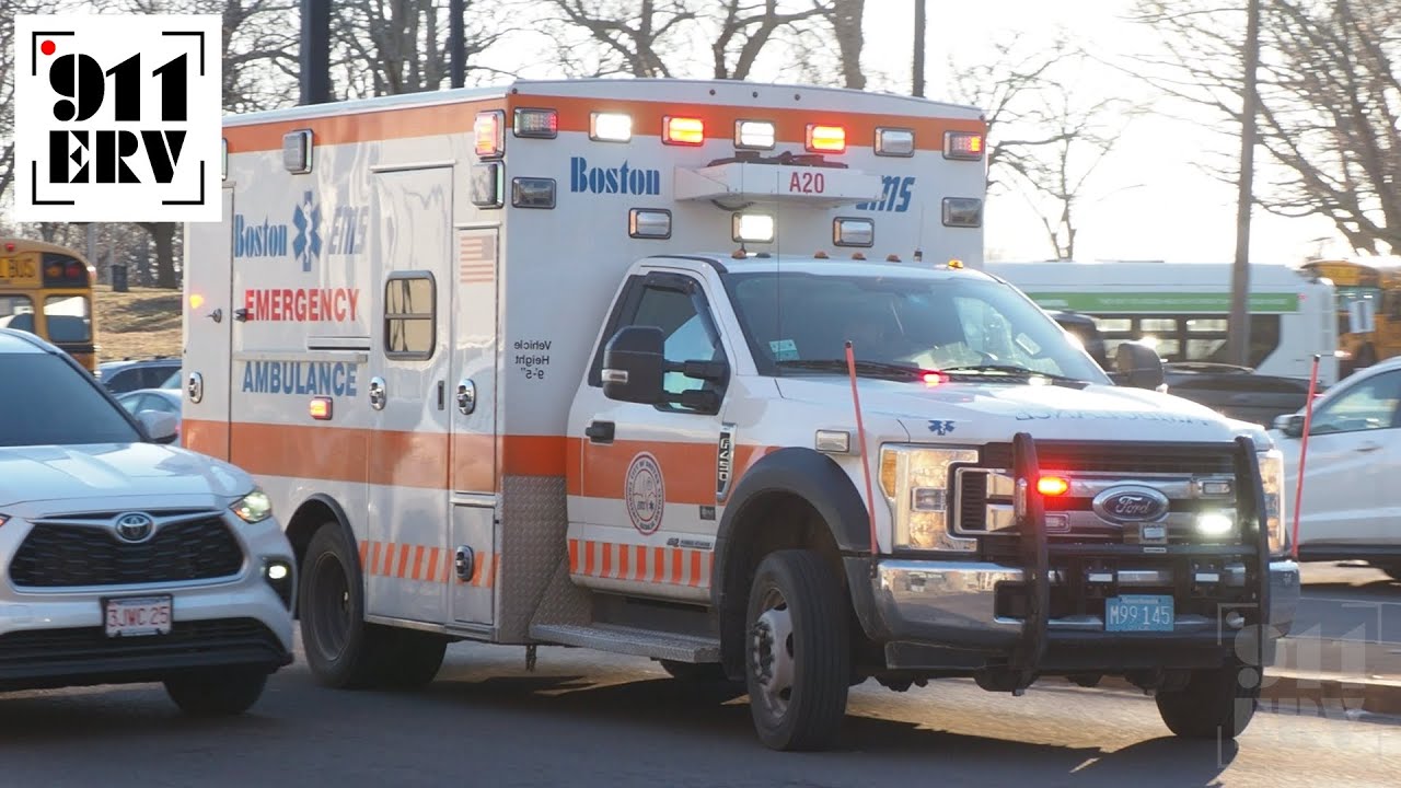 Boston EMS Responding | Ambulance 20 - YouTube