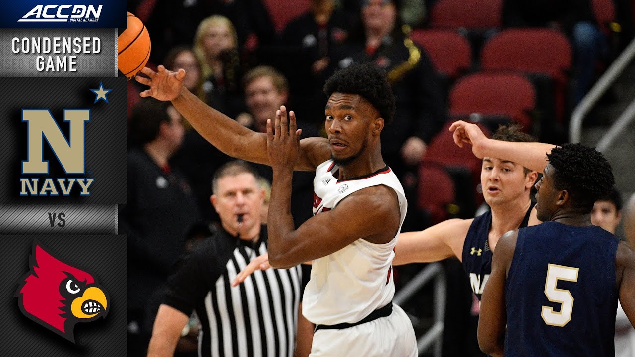 Navy vs. Louisville Condensed Game | 2021-22 ACC Men’s Basketball - YouTube