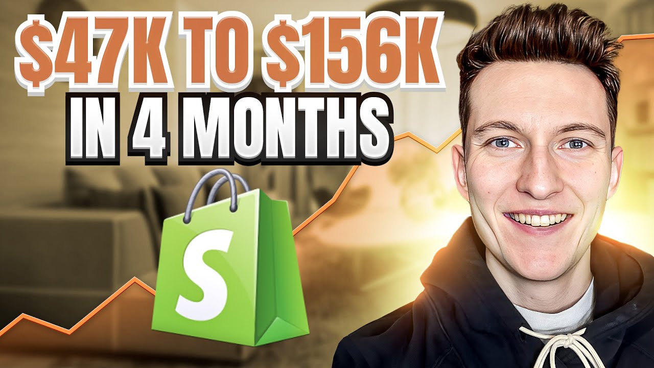 Shopify Case Study - $47k - $156k In 4 Months - YouTube