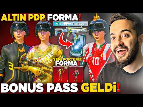 YENİ BONUS PASS GELDİ! ALTIN FORMA ve 5 SEVİYE G36C! YENİ PORTEKİZ FORMASI! PUBG Mobile