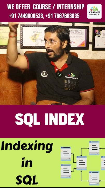 #4 SQL Index | Indexes in SQL | Database Index #sql #sqlinterviewquestions #index # ...