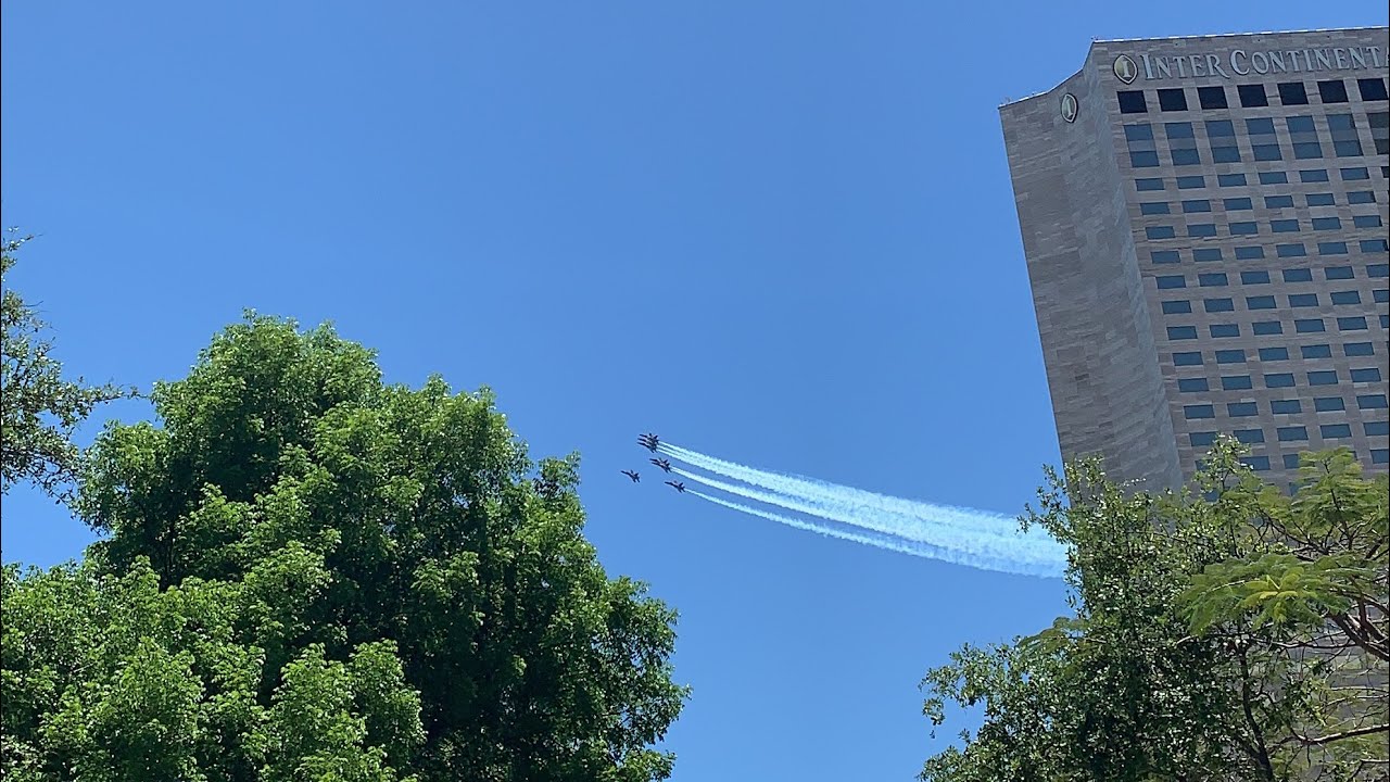 Blue Angels Flyover Miami Florida - YouTube