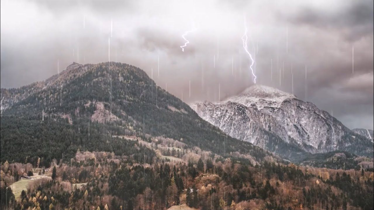 SOM DE CHUVA E TEMPESTADE COM RAIOS E TROVÕES - YouTube