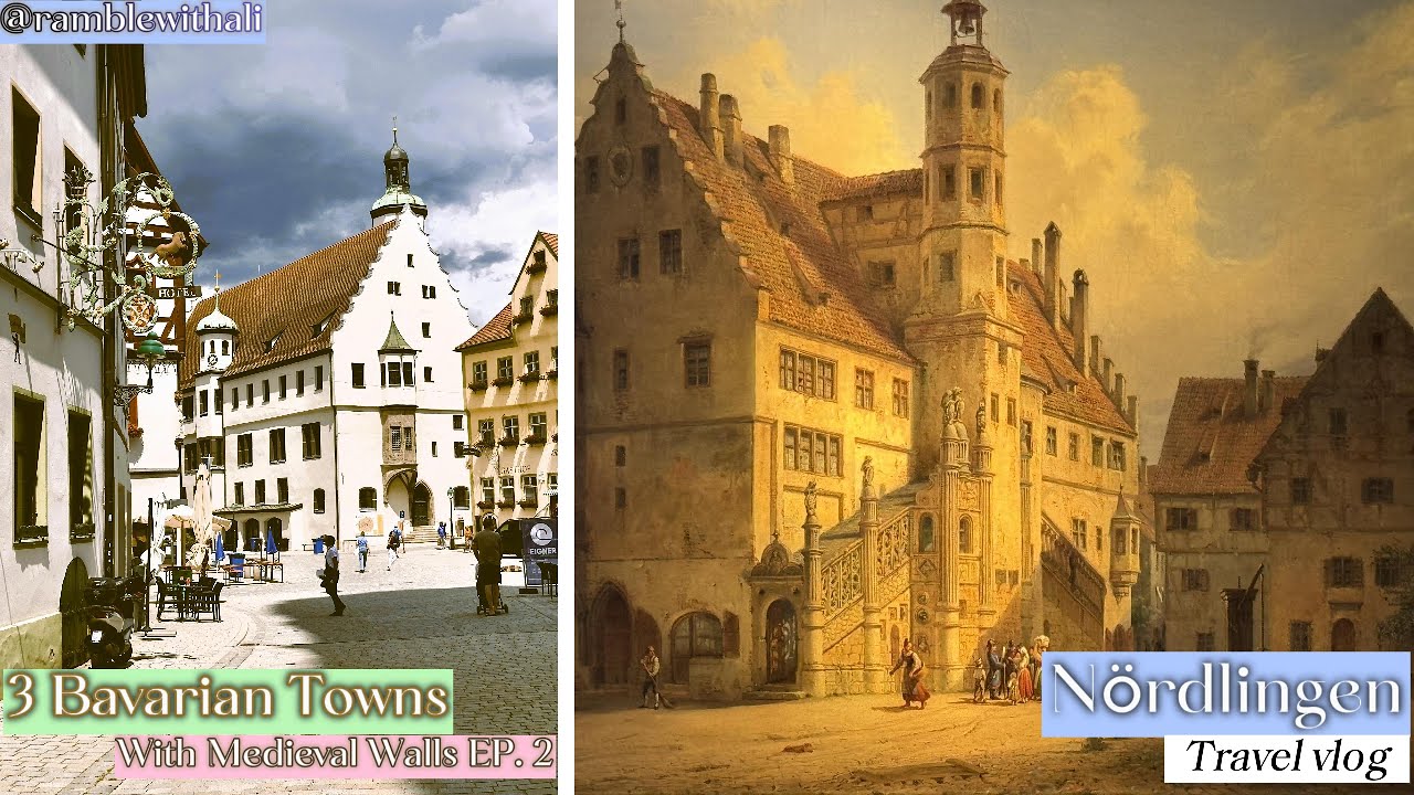 Nordlingen, Germany A Fairy Tale Walled City Built On A Meteorite ...