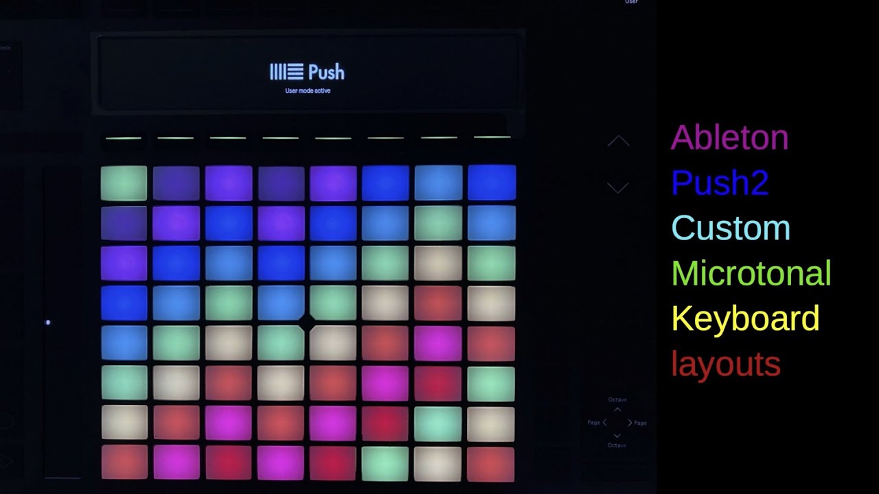 Push2 Custom Keyboard pitch and colour layout - Explore EDO with PUSH2 ...