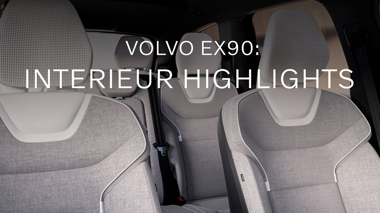 Der vollelektrische Volvo EX90 | Die Highlights des Interieur Designs ...