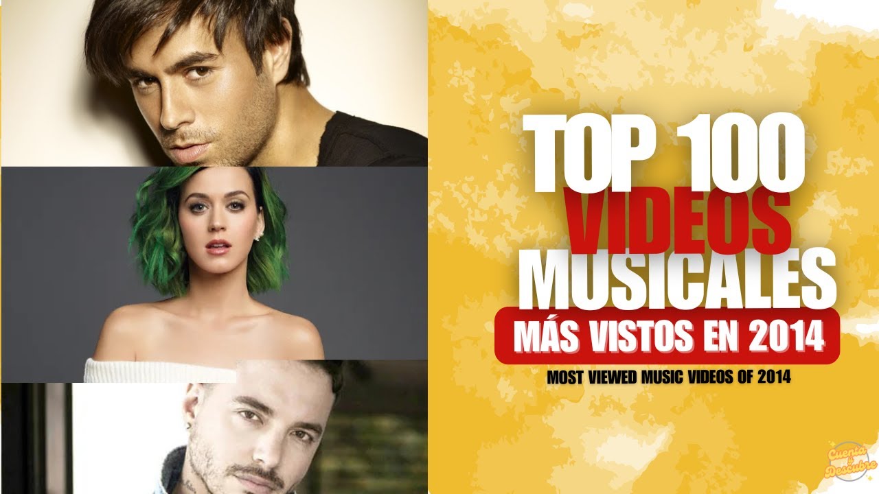 TOP 100 Videos Musicales MÁS VISTOS de YouTube en 2014 🔥 - YouTube