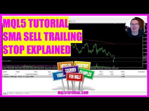 MQL5 TUTORIAL - SMA SELL TRAILING STOP explained - YouTube