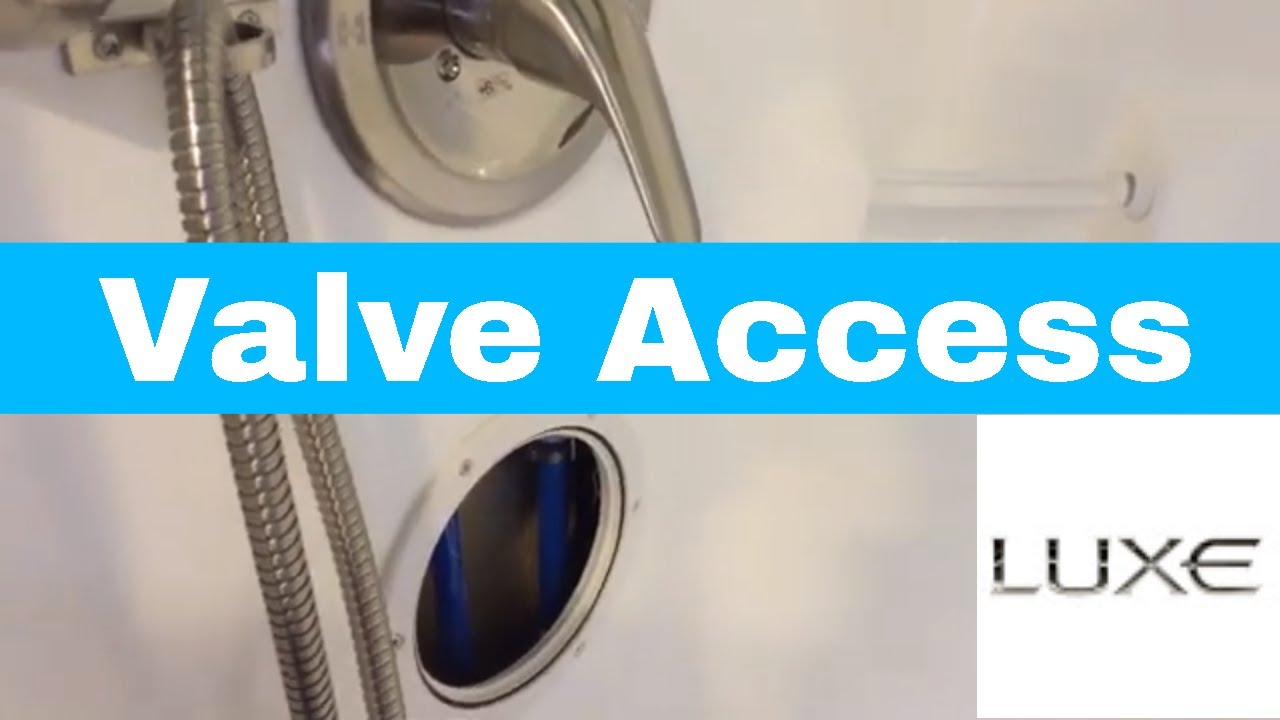 Luxury fifth wheel Shower - Water Valve Access - YouTube