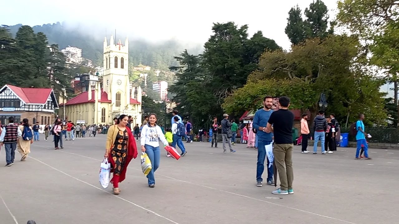 Shimla tourist place || shimla beautiful market visit || shimla tour ...