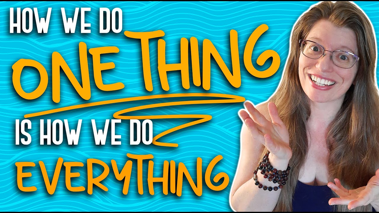 How We Do One Thing - YouTube