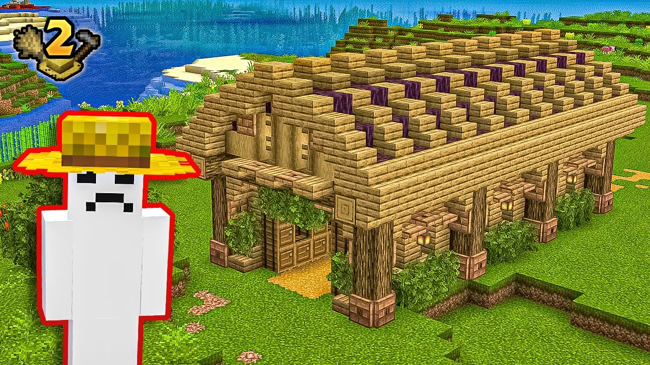 How to build an Animal Barn in Minecraft - YouTube