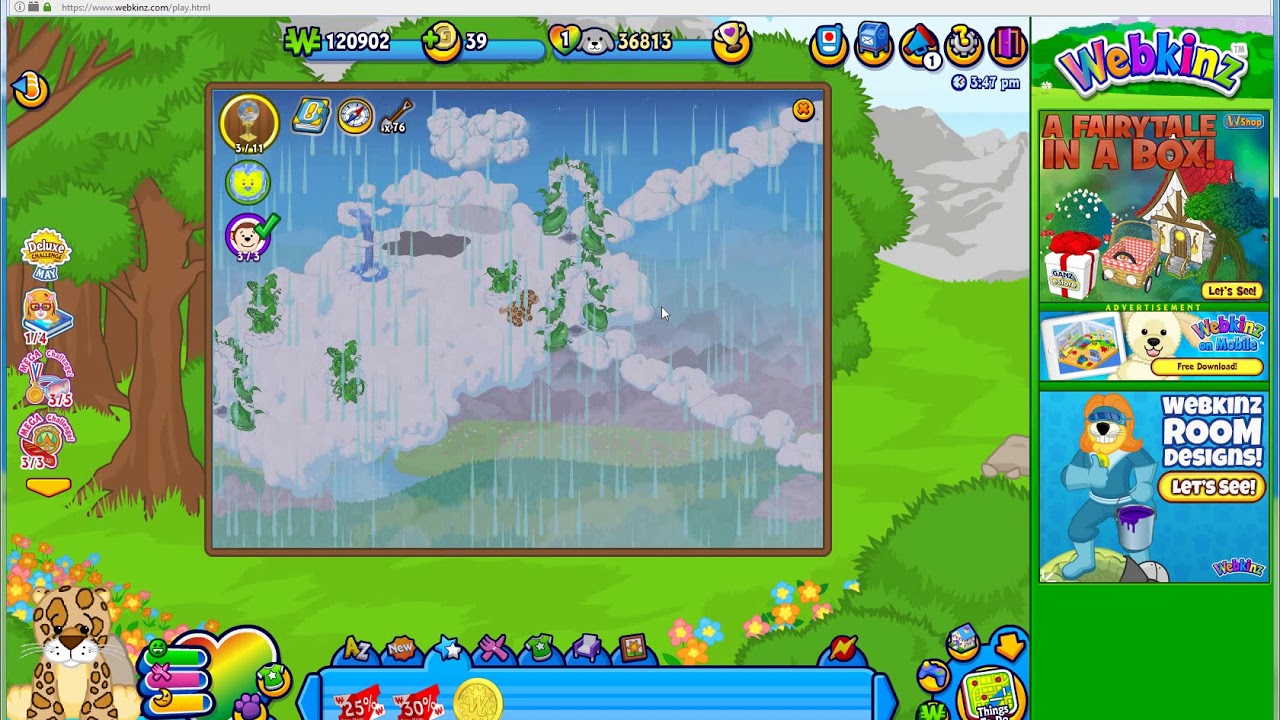 webkinz adventure park-spotted leopard pet quest- part 1 - YouTube