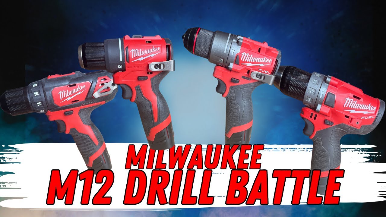 Which Milwaukee M12 Drill is BEST? - How does the Brand New Subcompact ...