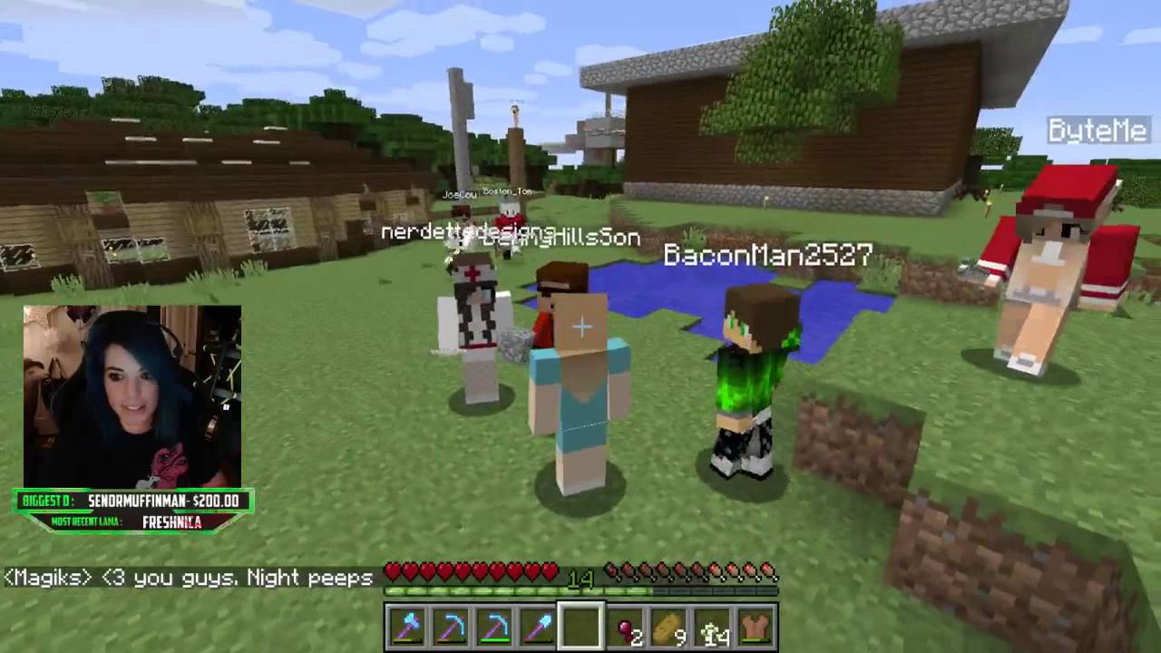 Minecraft wedding - YouTube
