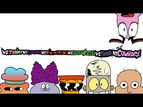 Friday Night Funkin' VS Cartoons | Chowder/Pizza Steve/Robot Jones/Sumo ...
