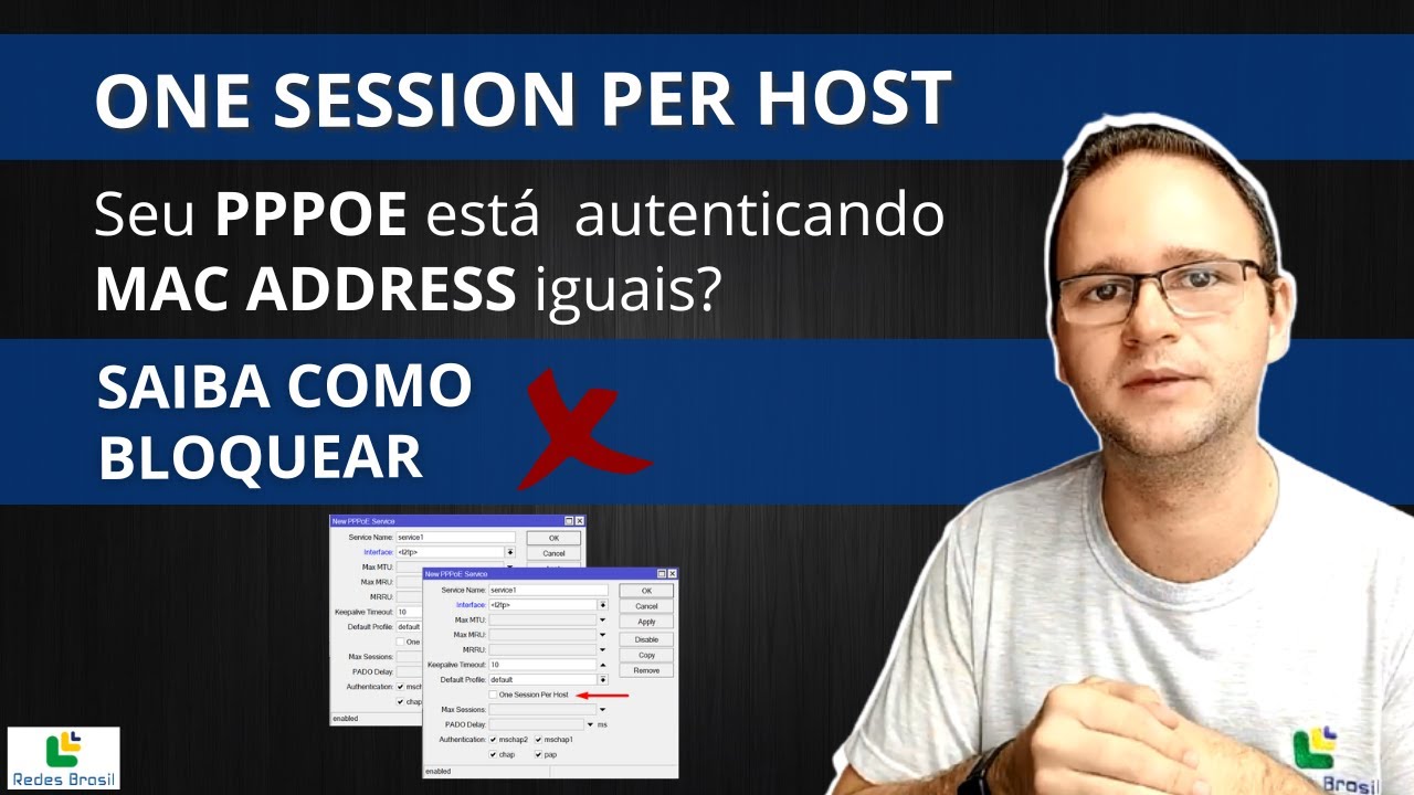 PPPOE autenticando MAC ADDRESS iguais? Saiba como bloquear. - YouTube