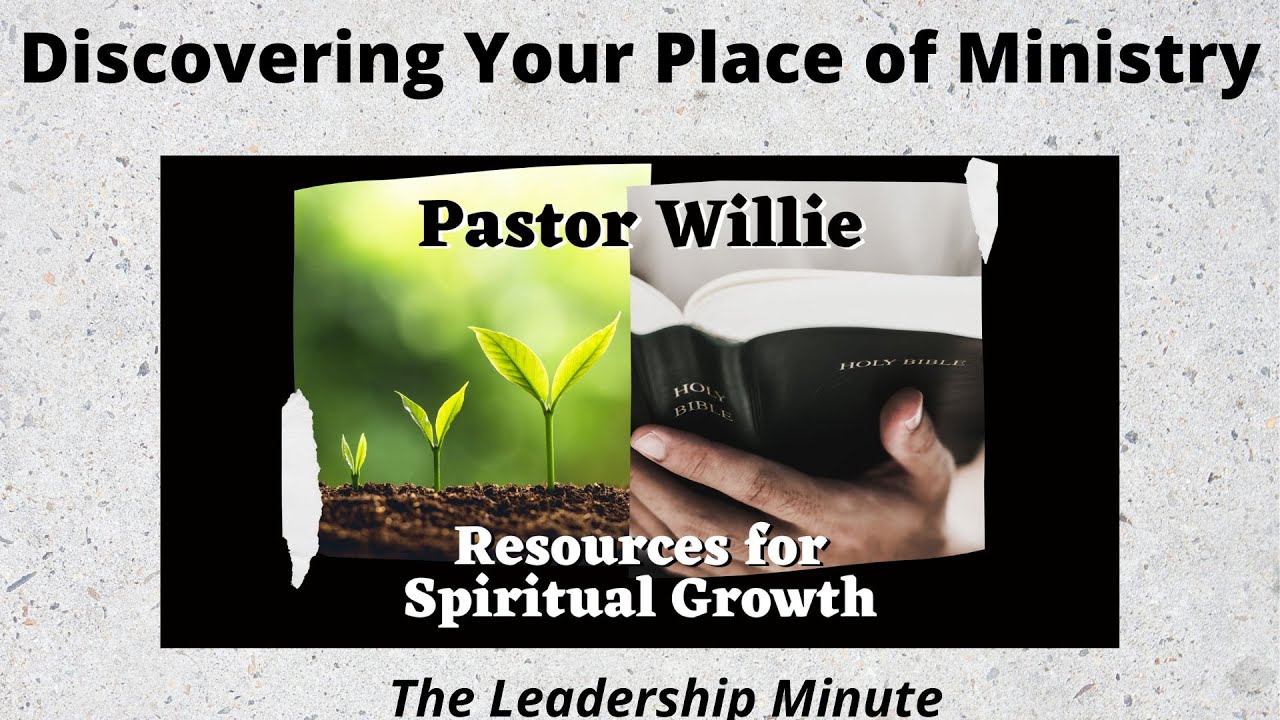 Discovering Your Place of Ministry - YouTube