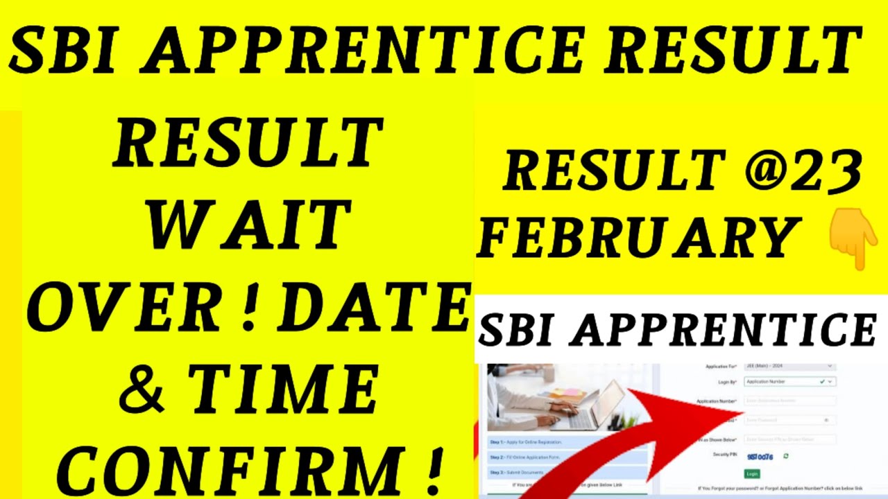 SBI APPRENTICE RESULT 2024 | sbi apprentice exam result date | sbi ...