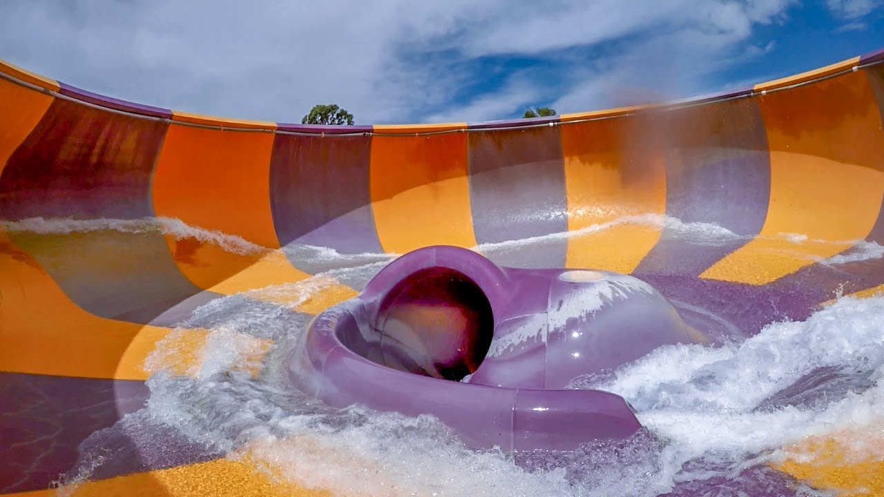 WhiteWater World - The Little Rippers | Cannon Bowl Water Slide - YouTube