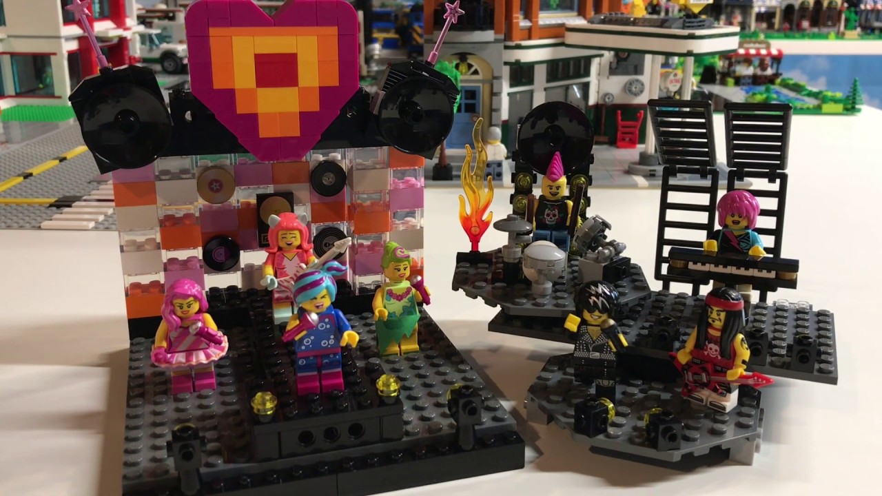 Lego Girl and Boy Band Stage MOCs - YouTube