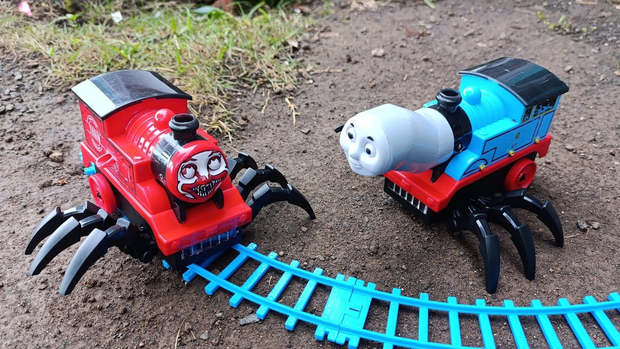 merakit & unboxing kereta Thomas exe, thomas laba-laba, dan thomas ...