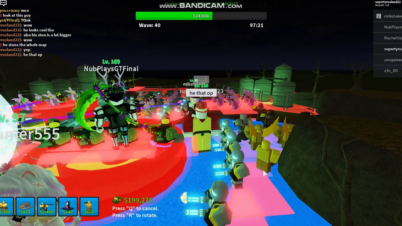 Tower Defense Simulator Nuclear Fallen King Boss Battle - YouTube