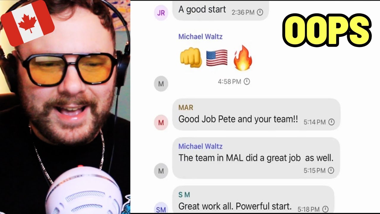 Canadian Reacts to Leaked US Military Group Chat Text Chain - YouTube