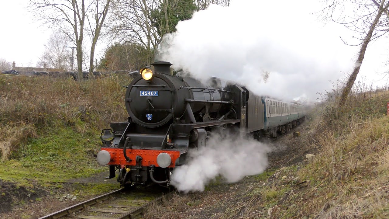 All Aboard 'The Polar Express'! LMS Stanier Black 5MT 45407 on the ...