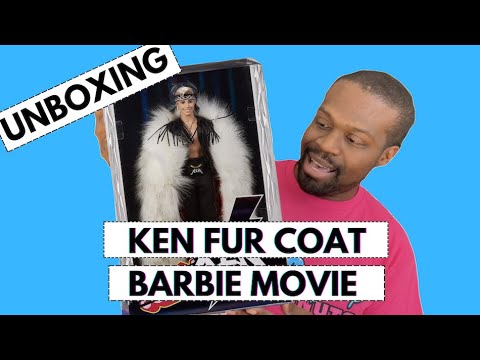 Barbie KEN Fur Coat UNBOXING | Vernon's Closet - YouTube