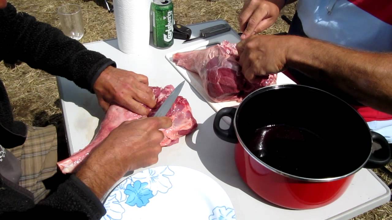 How to Debone a Leg of Lamb - YouTube