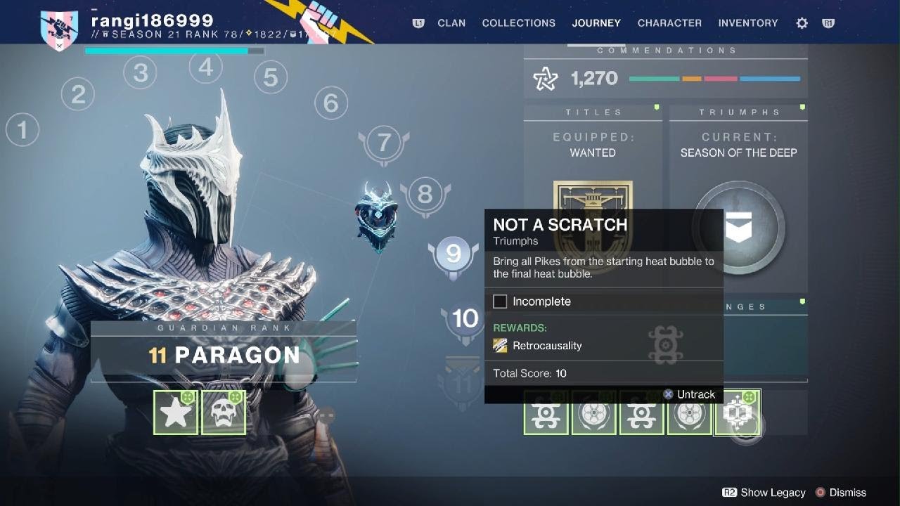 Destiny 2 Not A Scratch Triumph Deep Stone Raid - YouTube