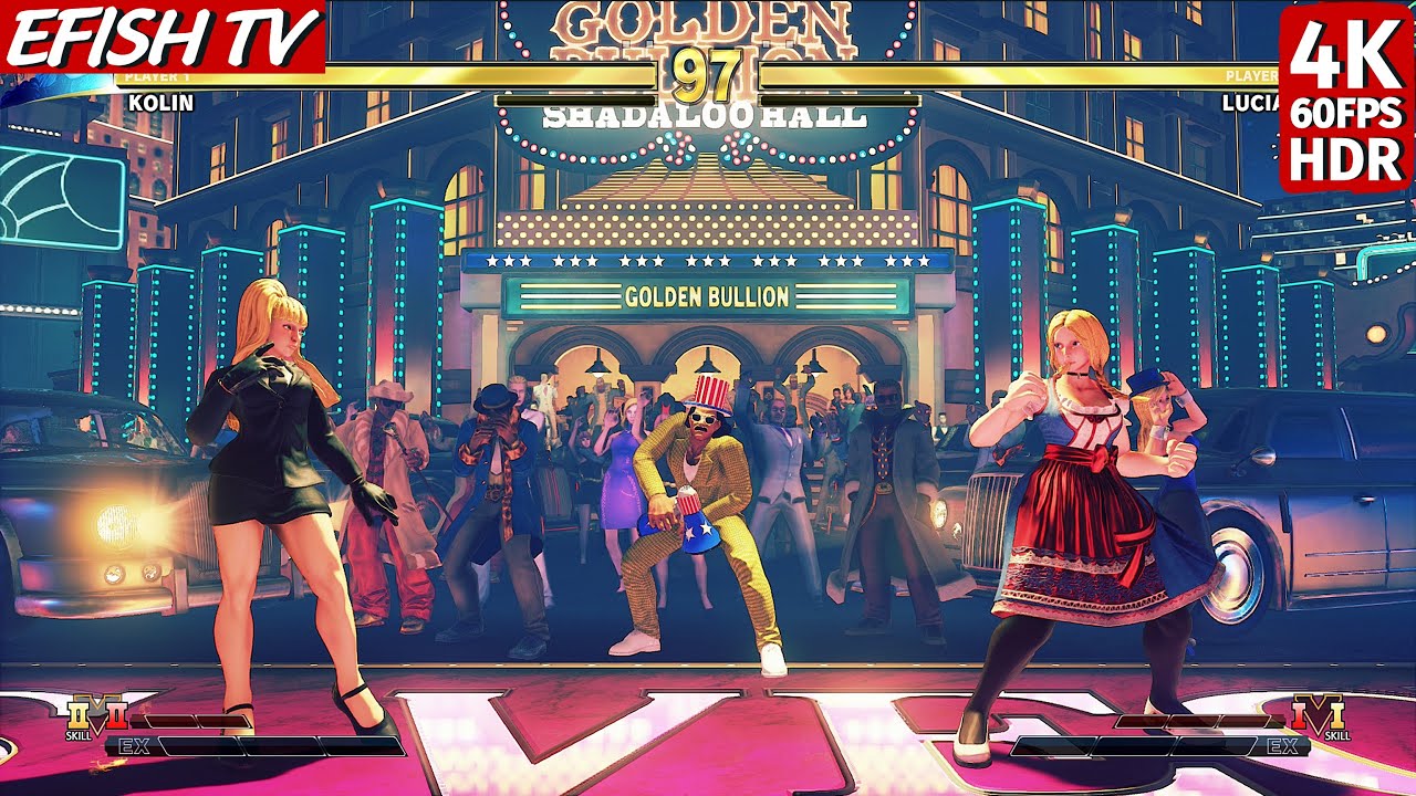 Kolin vs Lucia (Hardest AI) - Street Fighter V - YouTube