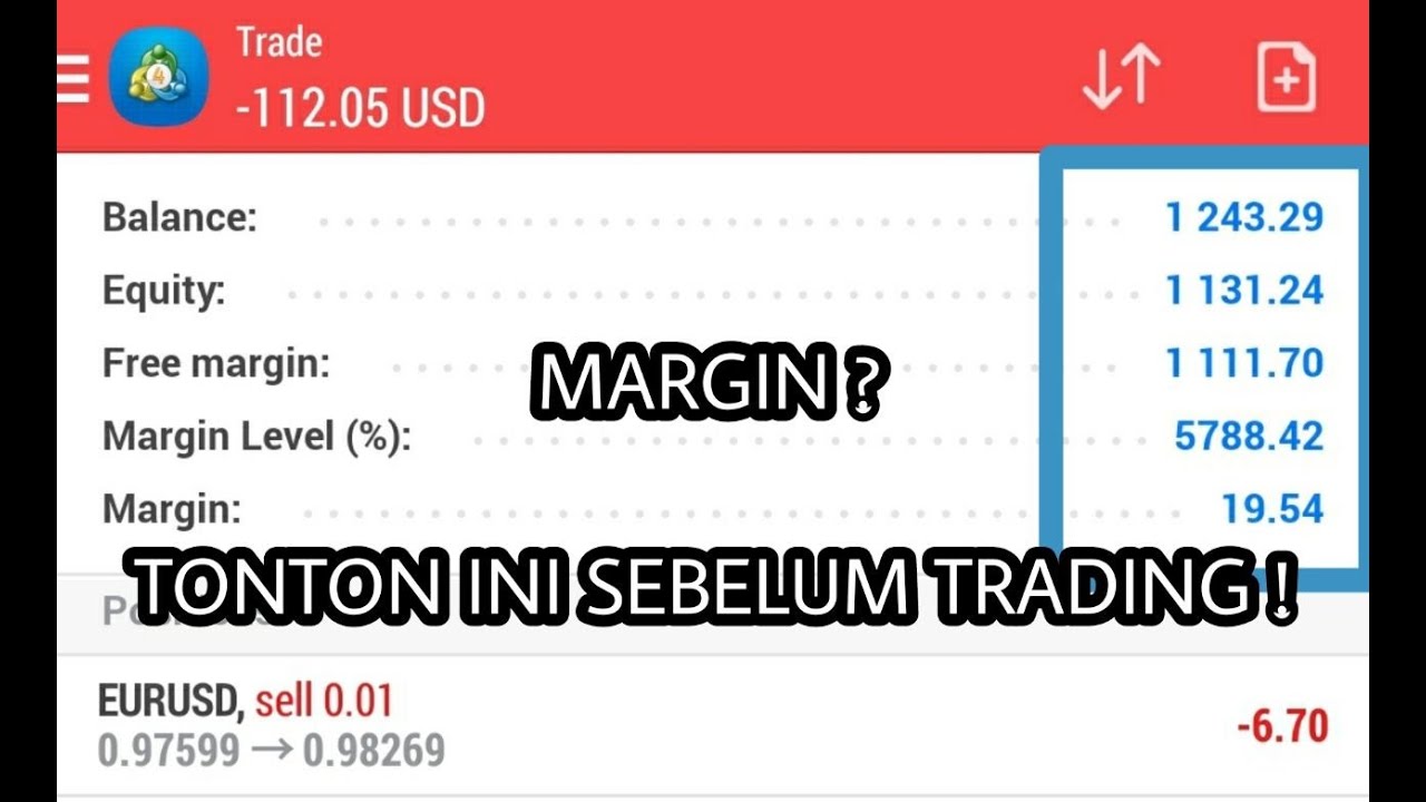 PENJELASAN MARGIN, FREE MAGIN, EQUITY, & MARGIN LEVEL. PAHAMI DULU !! | Belajar Forex Dari Awal ...