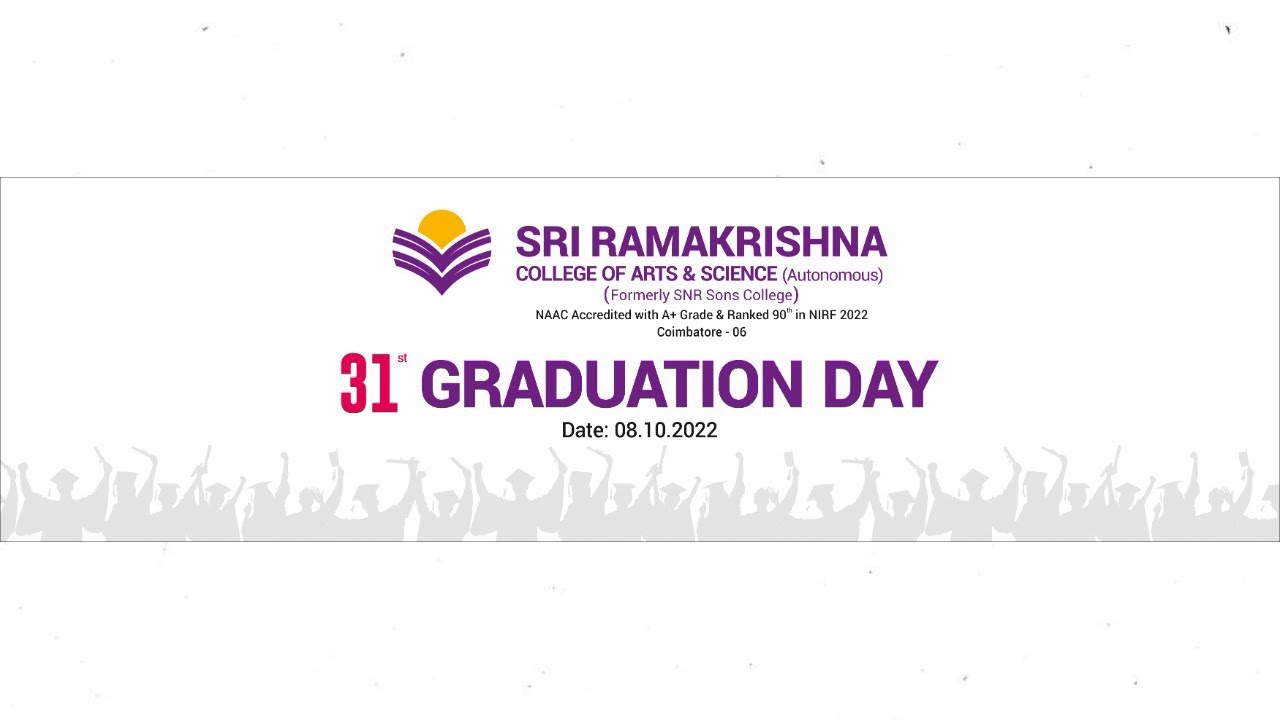 SRCAS 31st GRADUATION DAY 08.10.2022 - YouTube