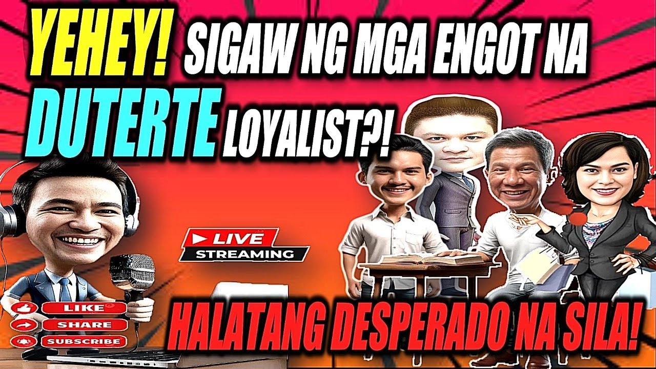 YEHEY! SIGAW NG MGA ENGOT NA DUTERTE LOYALIST?! HALATANG D1S PERA D0 NA ...