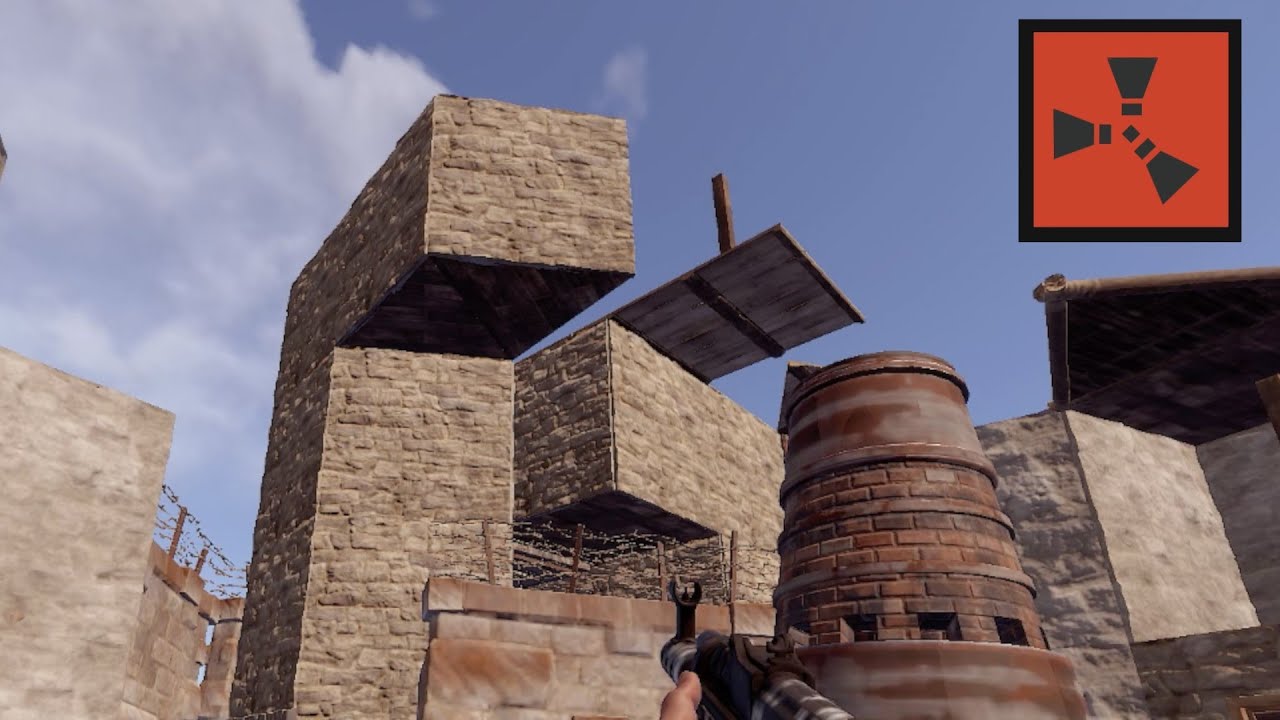 Rust Raids: Another Weird Base Design - YouTube