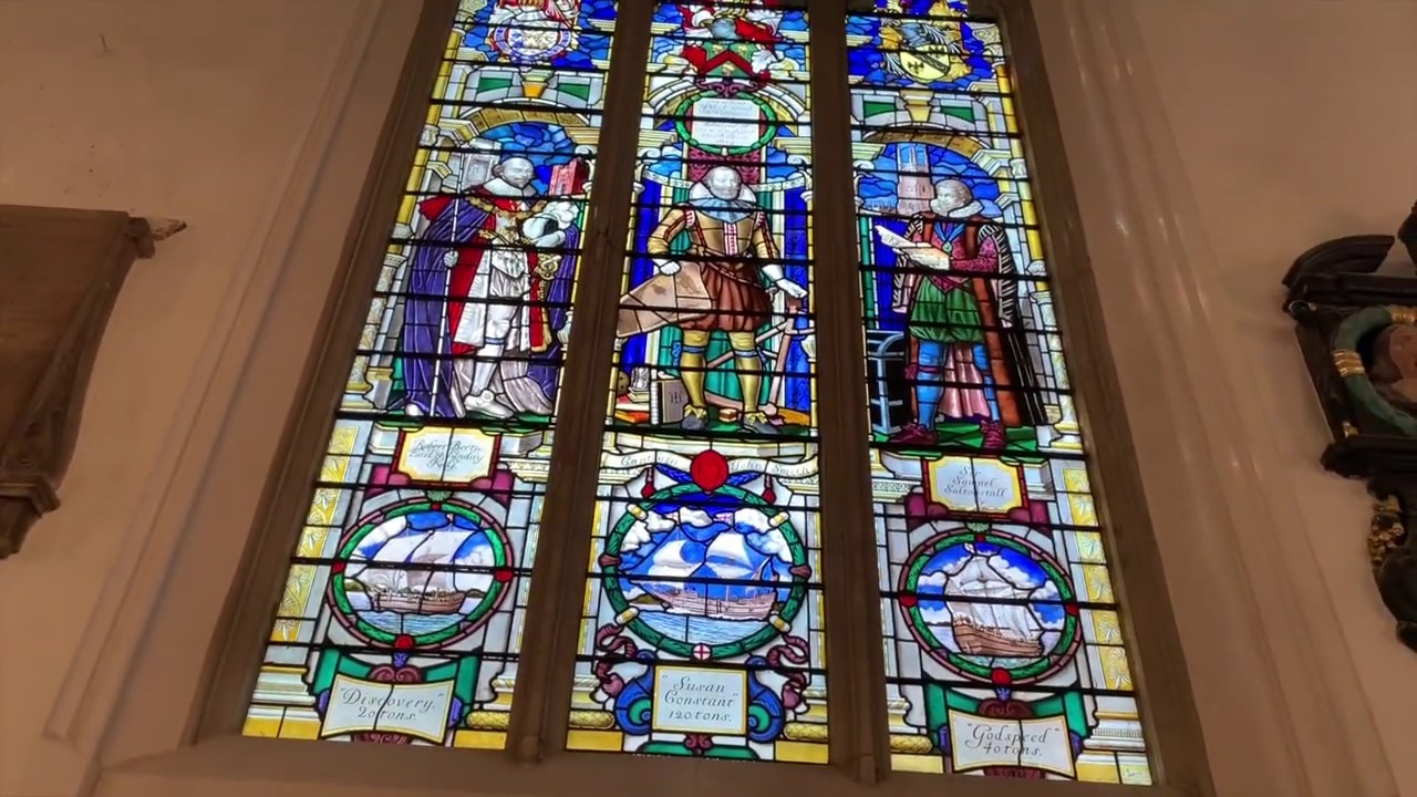 Real John Smith from Pocahontas Memorial - YouTube