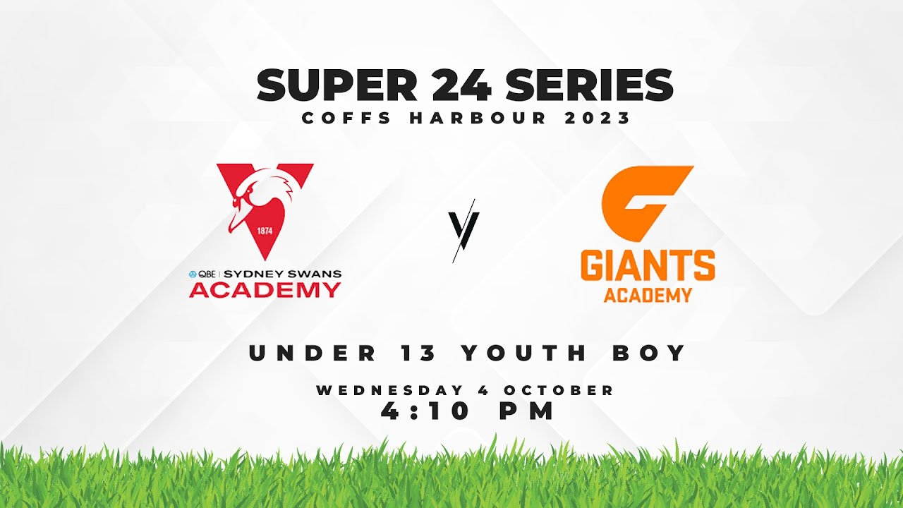 Super 24 Series | Swans v Giants | Game 4: U13 Youth Boy - YouTube